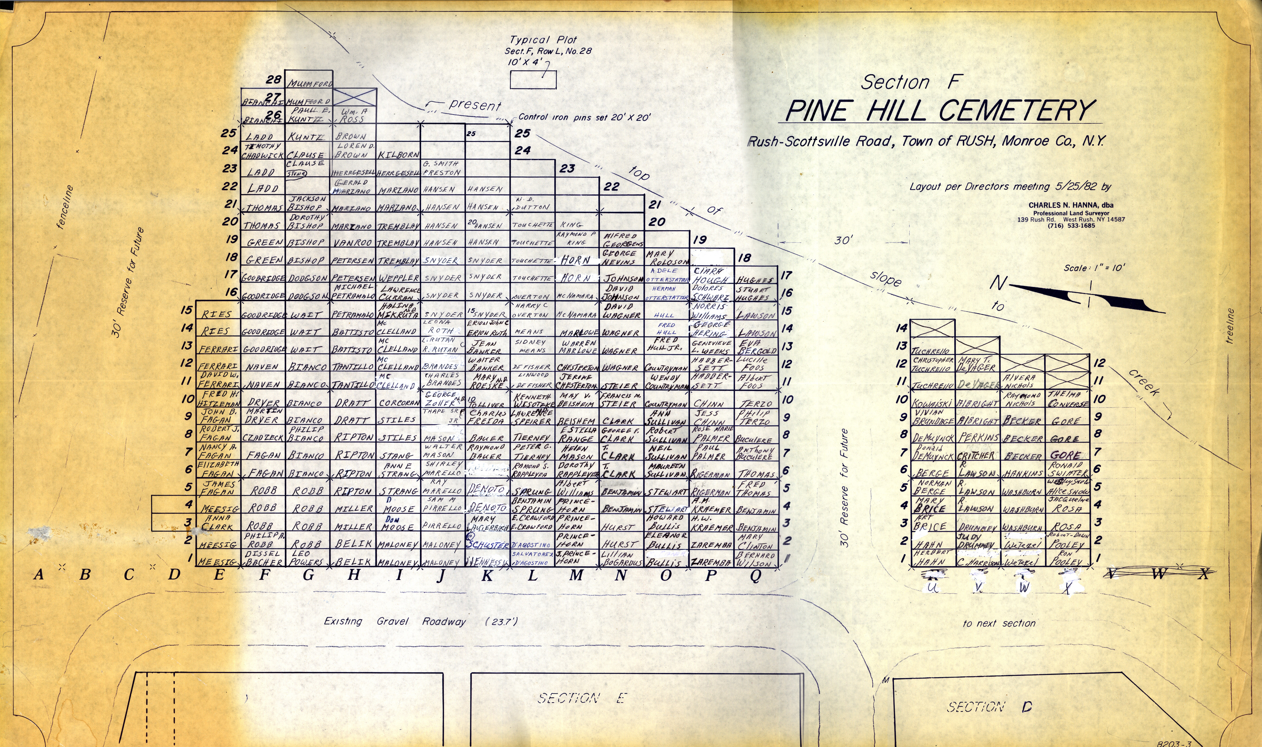 Maps of the Cemetery | Pine Hill Cemetery